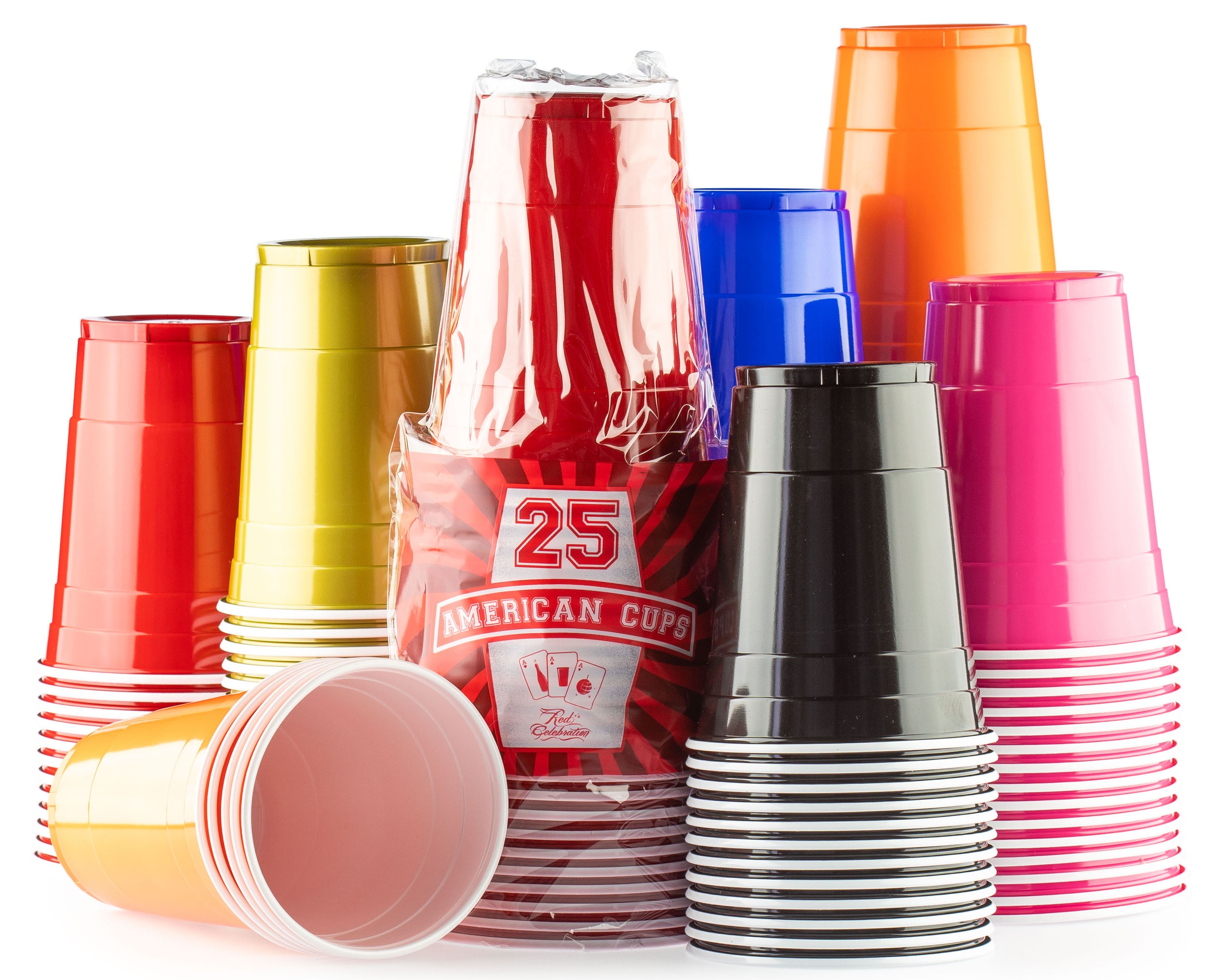 De originele American cups in Red, Blue, Black & Pink | Mix Your Colors ...