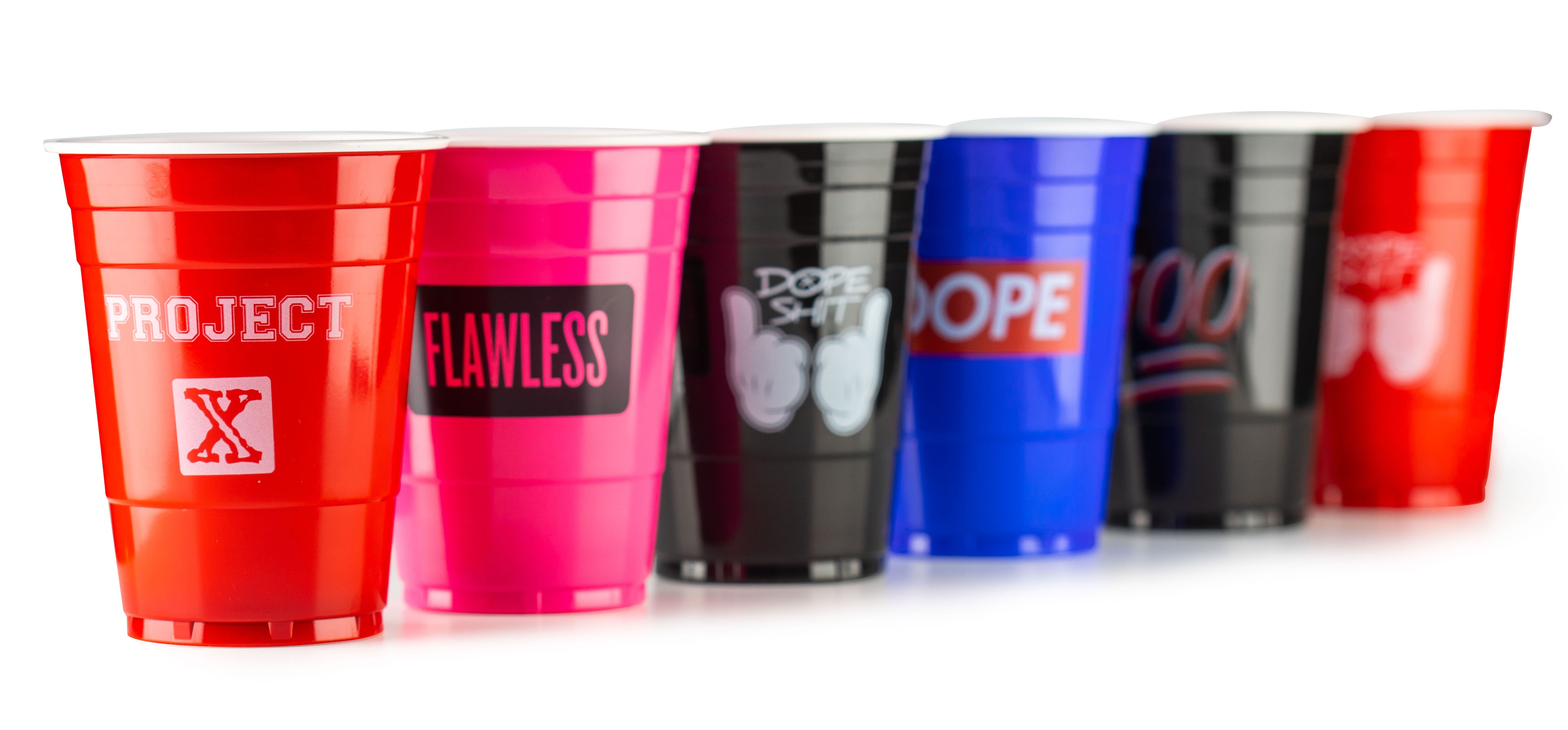 Bedrukte Red Cups Project X Design in verschillende kleuren - Originele ...